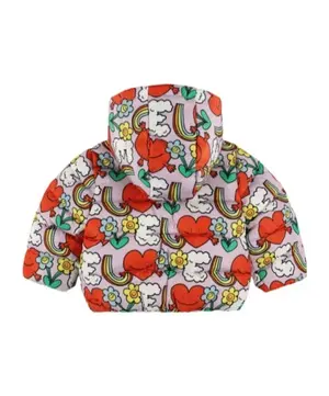 Stella McCartney Printed Puffer Jacket With Hood