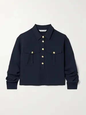 Veronica Beard Cargo Pocket Blouse