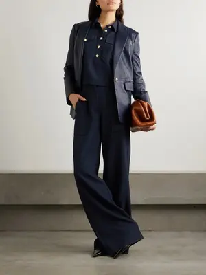 Veronica Beard Cargo Pocket Blouse