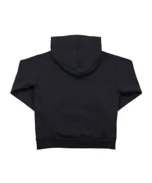 Marni Hooded Cotton Sweatshirt With Logo - Black
