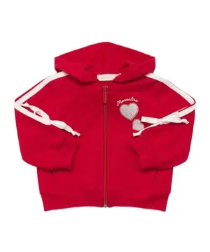 Monnalisa Cotton Blend Zip-up Hoodie