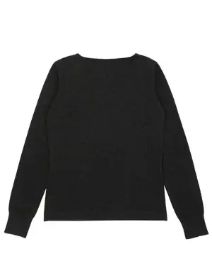 Max Mara Round Neck Long-sleeved Pullover - Gray