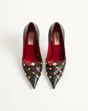 Valentino Garavani Studded Kidskin Pumps 100mm