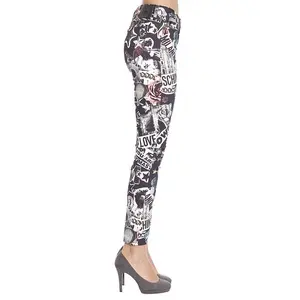 Moschino Printed Jeans - Black