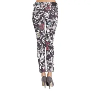 Moschino Printed Jeans - Black
