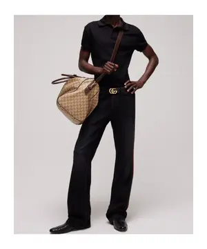 Gucci Gg Technical Jersey Jacquard Polo Shirt