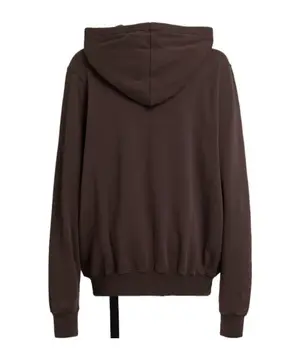 Rick Owens Oversized Hooded Cotton Sweatshirt