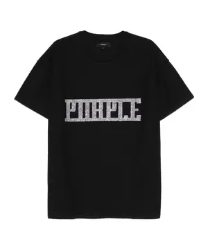 PURPLE BRAND Embellished T-shirt
