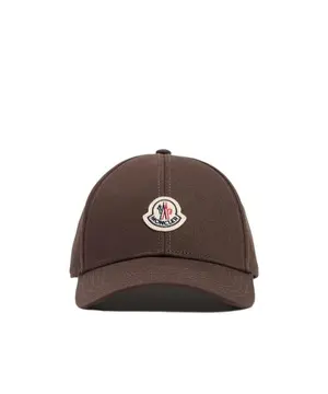 Moncler Logo Baseball Cap - Brown
