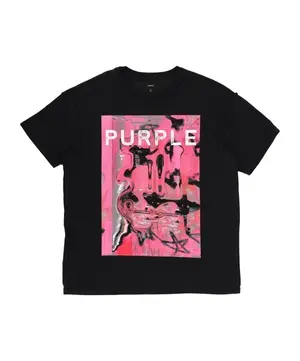 Purple Brand Pattern T-shirts For Men