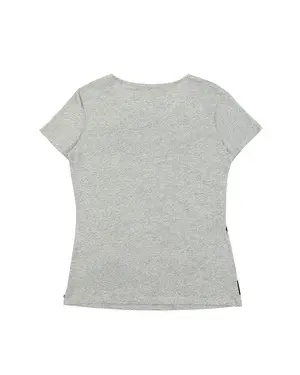 Sportmax Round Neck Short Sleeve T-shirt With Embellished Print - Gray