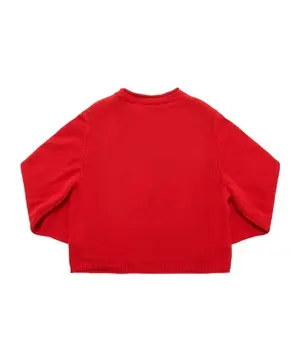 MAXCO. Max&co. Wool Blend Knit Sweater With Front Logo Detail