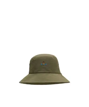 VIVIENNE WESTWOOD Drawstring Bucket Hat - Green