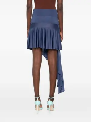 Alaïa Asymmetric Ruffled Skirt