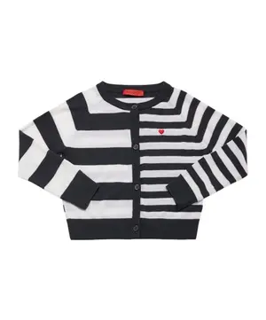 MAXCO. Max&co. Striped Wool Knit Cardigan