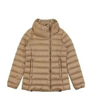 Max Mara Quilted Down Jacket - Brown