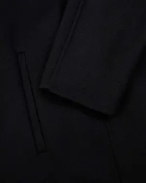 Max Mara Long Sleeve Coat - Black