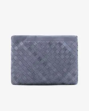 Bottega Veneta Woven Texture Clutch