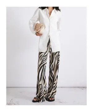 Marella Jacquard Knit Wide Leg Trousers