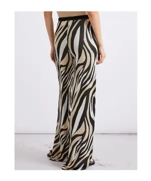 Marella Jacquard Knit Wide Leg Trousers