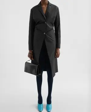 JIL SANDER Technical Faille Coat