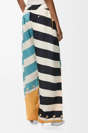 Loewe Striped Palazzo Pants - White