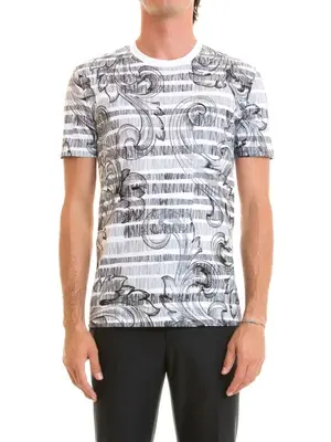 Versace Logo Printed T-shirt