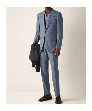 Zegna Centoventimila Wool Suit - Light Blue