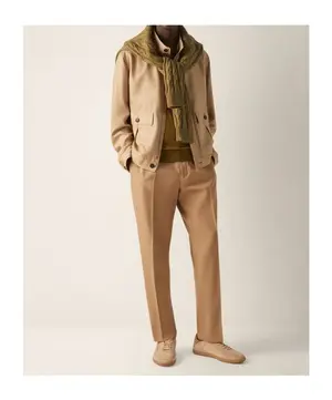 Zegna Stand Collar Front Pocket Jacket