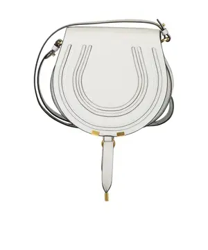Chloé Marcie Cross Body Bag - White