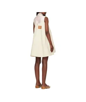 Simone Rocha A-line Mini Dress With Embellishments
