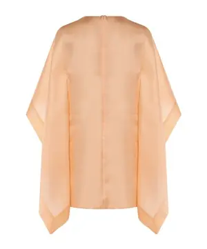 Alberta Ferretti Cape Overlay Dress
