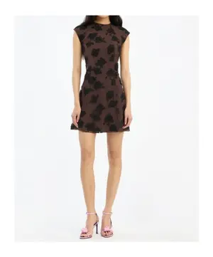 ROTATE BY BIRGER CHRISTENSEN Floral-motif Mini Dress