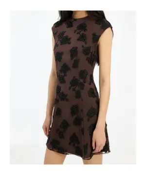 ROTATE BY BIRGER CHRISTENSEN Floral-motif Mini Dress