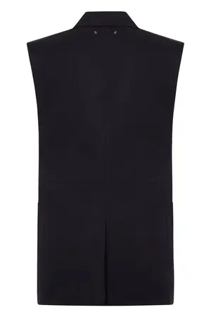 GOLDEN GOOSE Sleeveless Collared Blazer