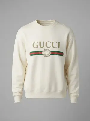 Gucci Logo Printed Crewneck Sweatshirt