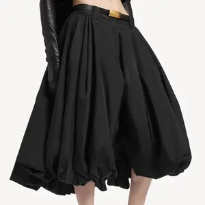 Balenciaga Balloon Pleated Shorts - Black