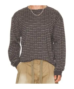 ERL Jacquard Logo Knitted Top