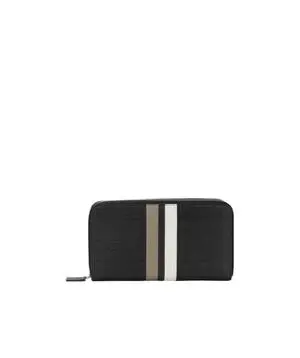 FERRAGAMO Zippered Long Wallet - Black