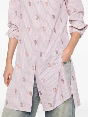 Etro Paisley Striped Shirt