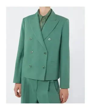 Max Mara Nembi Double-breasted Blazer - Green