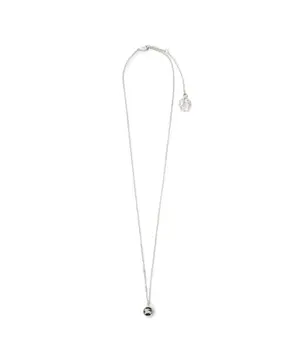 Burberry Knight Coin Necklace - Silver/black