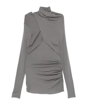 ENTIRE STUDIOS Draped Long-sleeve Top