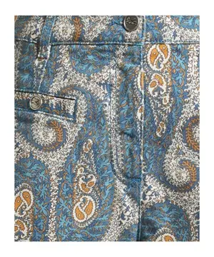 Etro Paisley High-rise Shorts