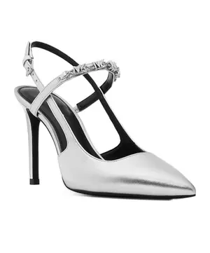 Michael Kors 95mm Dina Flex Pumps - Silver