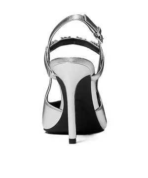 Michael Kors 95mm Dina Flex Pumps - Silver
