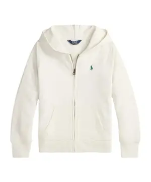 Polo Ralph Lauren Zip-up Cotton Hoodie - White