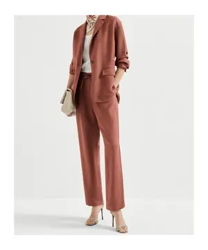 Brunello Cucinelli Drawstring Tailored Trousers - Brown