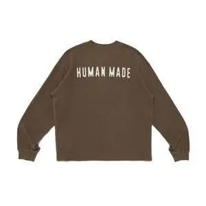 HUMAN MADE Waffle-knit Henley Top