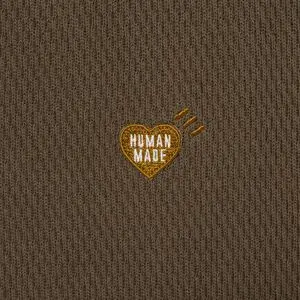 HUMAN MADE Waffle-knit Henley Top